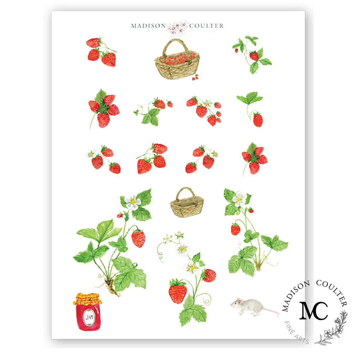 Sticker Sheet – Madison Coulter Fine Arts